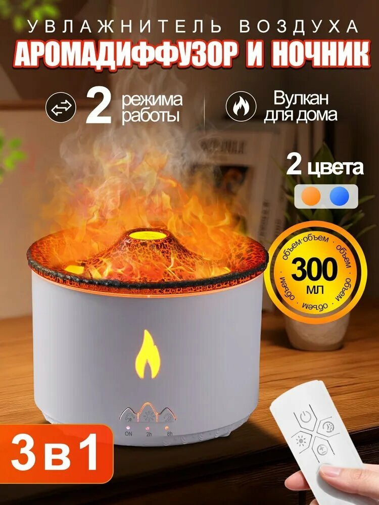 4-в-1 RGB-увлажнитель с ритмической подсветкой, 7 красочных световых эффектов, подстраивается под музыку, домашний увлажнитель, объем бака 250 мл, пульт ДУ, черный