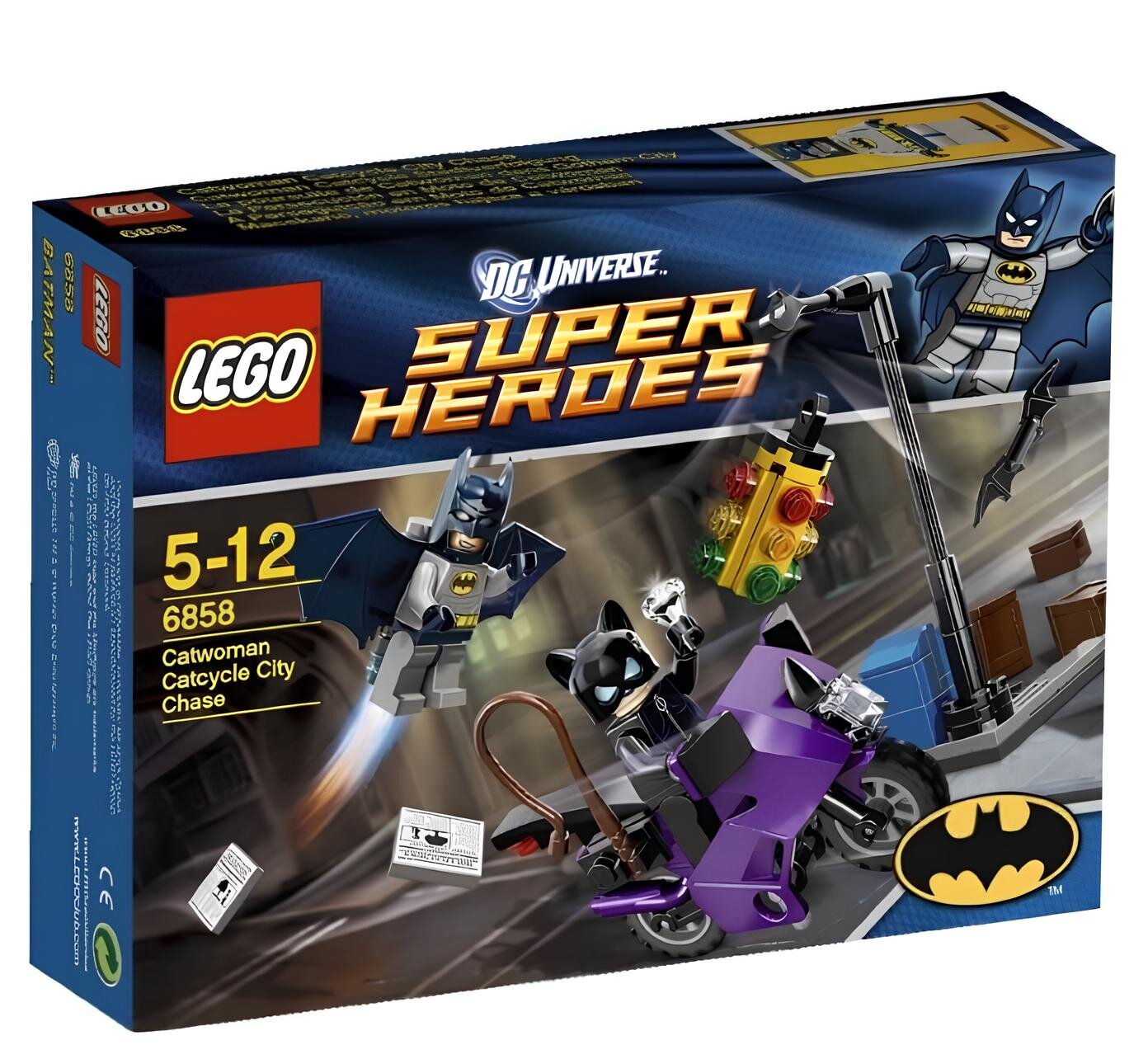 Конструктор LEGO Marvel Super Heroes 6858 Городская погоня за котоциклом Женщины-кошки