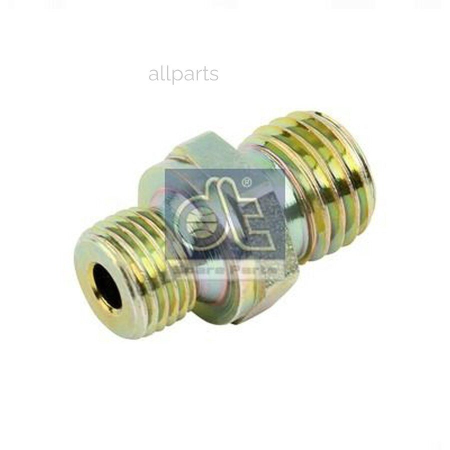 DT SPARE PARTS 917001 соединитель! прямой (для трубок 6mm)\ MB, Scania