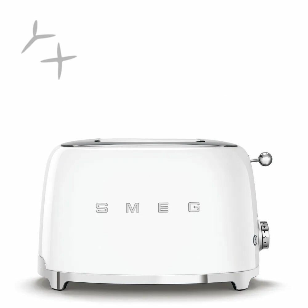 Smeg Тостер smeg-1 950 Вт тостов - 2, белыйAT