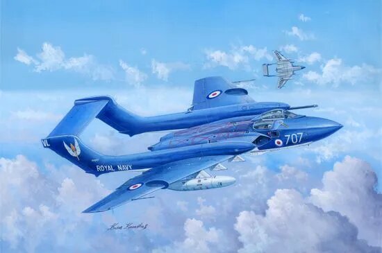 1/48 Британский палубный истребитель Sea Viper Сборочная модель