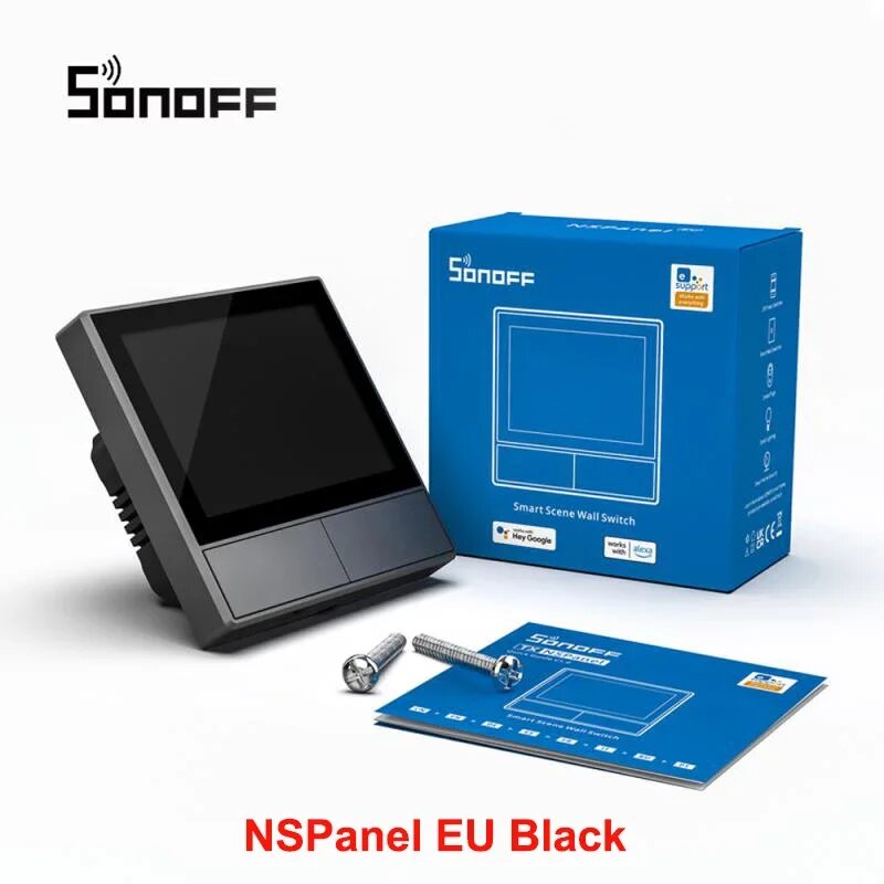 SONOFF NSPanel Умный настенный выключатель Wi-Fi EU Black