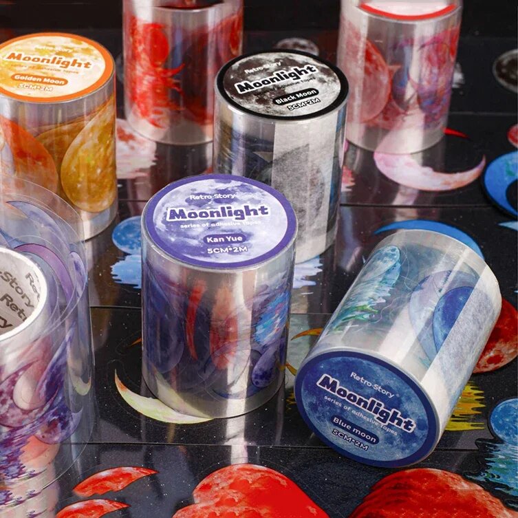 Jianwu изолента 50 мм * 200 см серия Moonlight set of 6