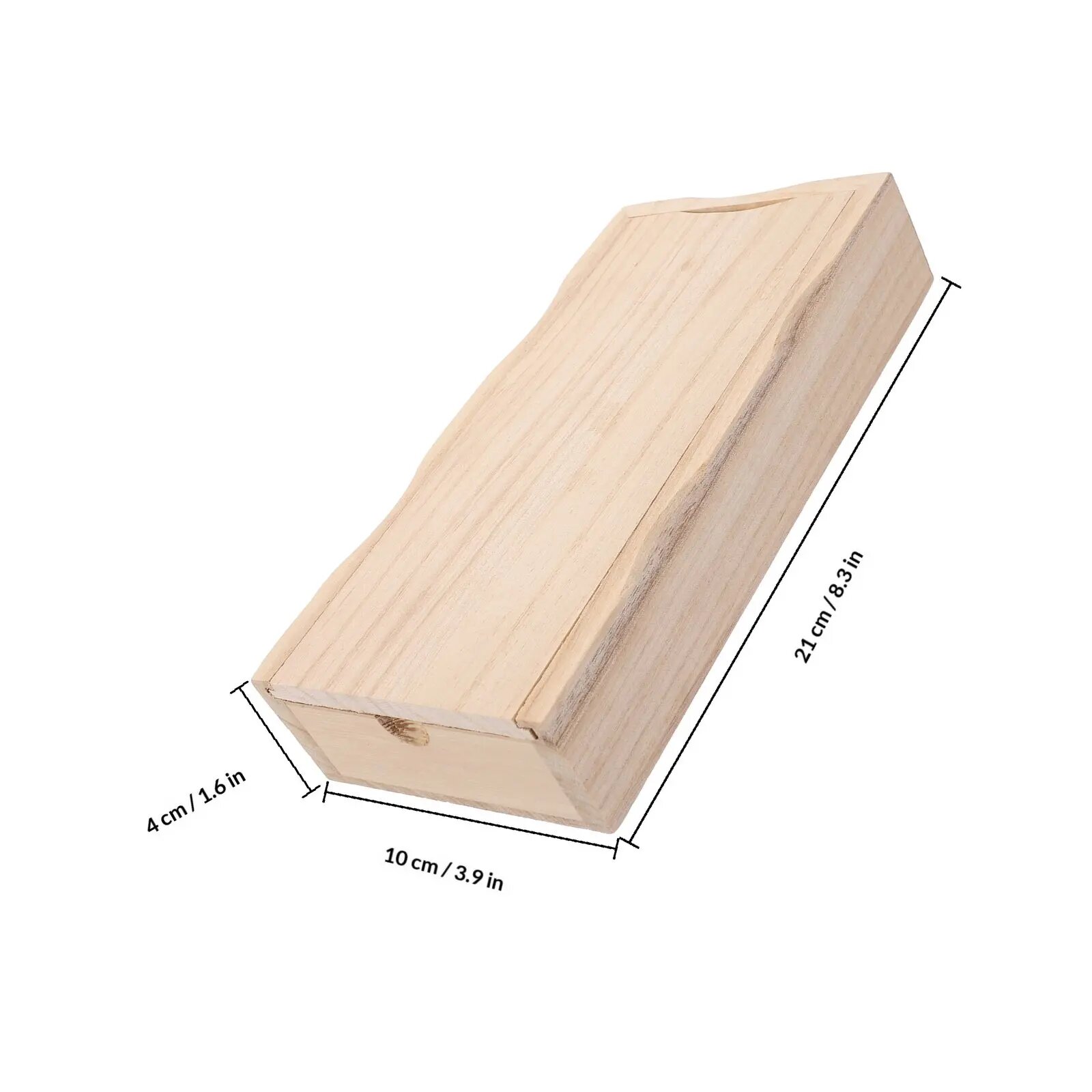 Деревянная подарочная коробка Khaki 21x10x4 см
