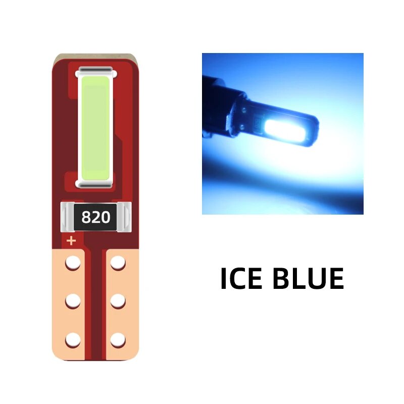 820 Ice Blue LED лампа для авто, внутр. освещение