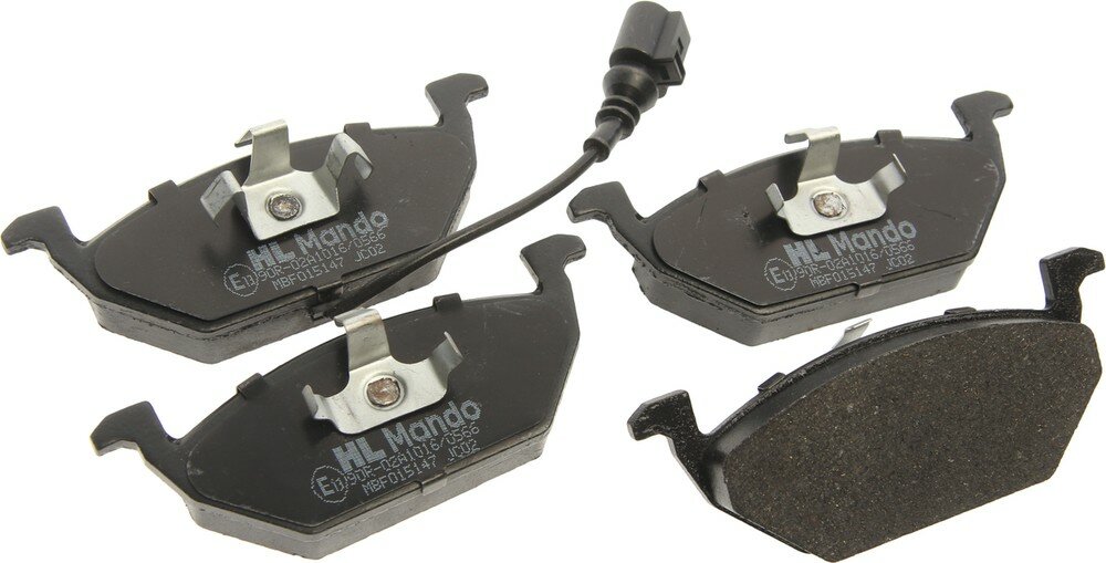 Тормозные колодки MANDO MBF015147 AUDI A2 00->/A3 ->03, SEAT Leon/Toledo, SKODA Fabia 99->/Octavia 96->, VW Bora 9