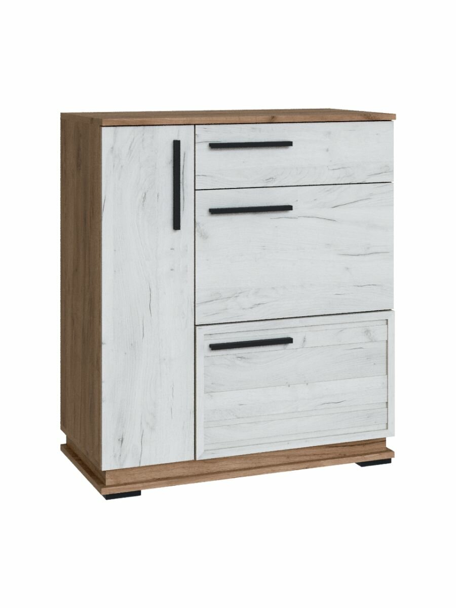 Домани тумба Модена МТ-32 800х930х405, Дуб крафт табачный/Дуб крафт белый/Венге