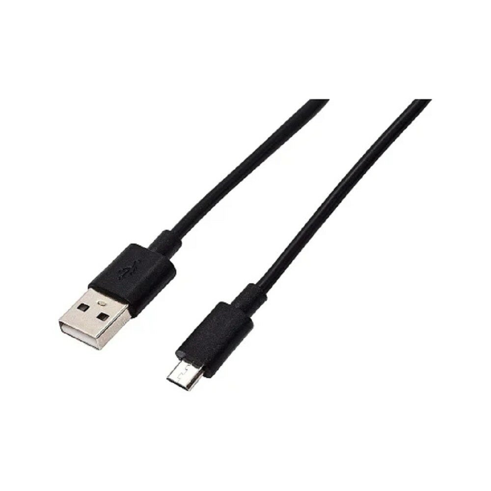 Filum кабель Кабель USB 2.0, 1 м, черный, 2A, разъемы: USB A male- USB micro B male, пакет. FL-C-U2-AM-microBM-1M 956702