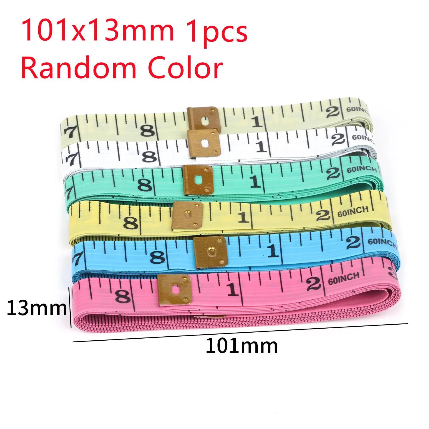 Мягкая линейка-рулетка, 101x13 мм, цвет: soft ruler 1pc