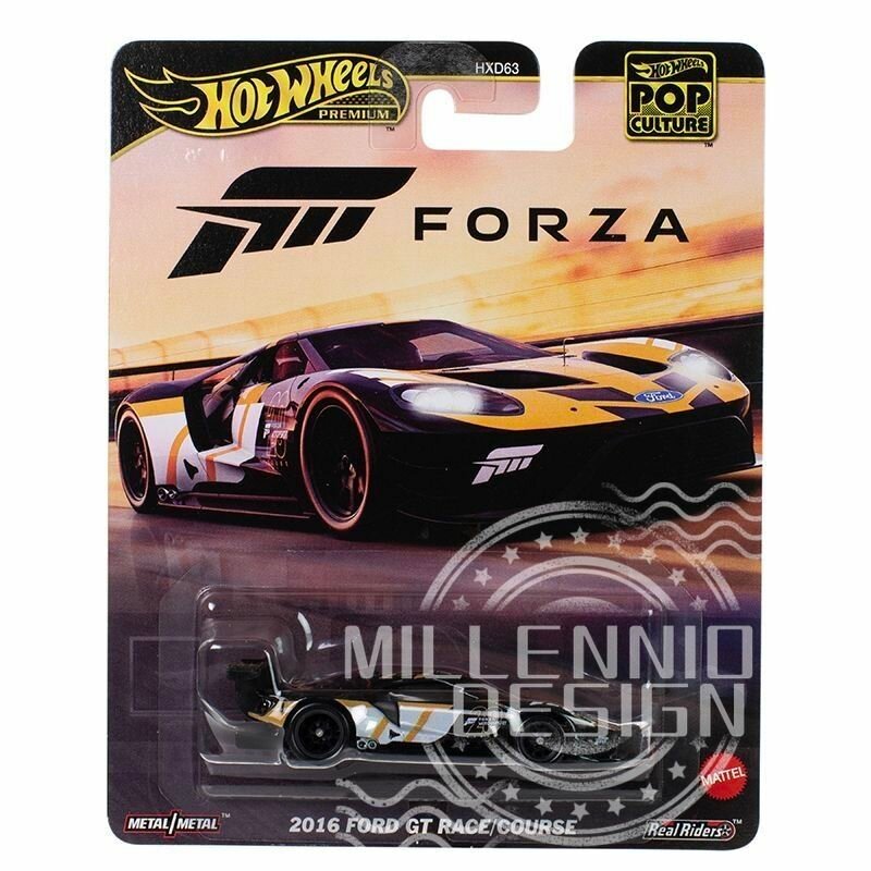HOT WHEELS Модель Автомобиля 1:64 Сплав Коллекционная Киносерия(FORZA FORD GT-JBL67)