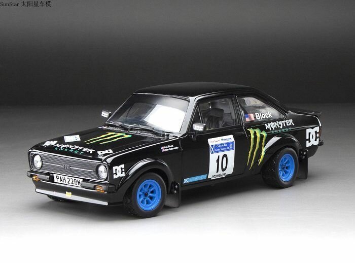 Модели автомобилей Sun Star в масштабе 1:18 Ford Escort RS1800 - Ken Block Drift Edition