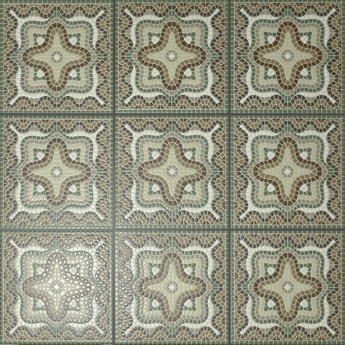 Керамогранит Motto Gravel Decor Matt 20x20 N100103 орнамент матовая Износостойкая, Мелкоформатная, Морозостойкая, морозостойкая