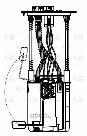 Бензонасос электр. STARTVOLT Toyota Land Cruiser Prado J120 (02-) 4.0i модуль по