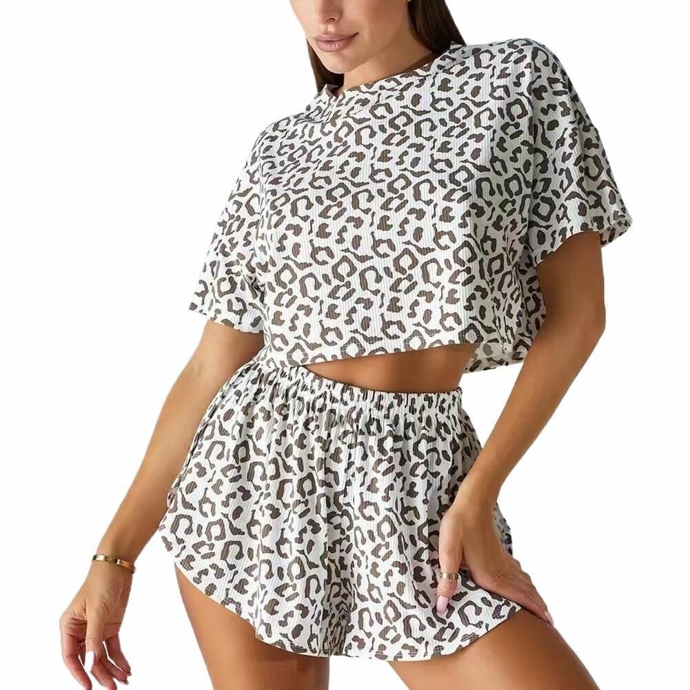 Сексуальная пижама с леопардовым принтом