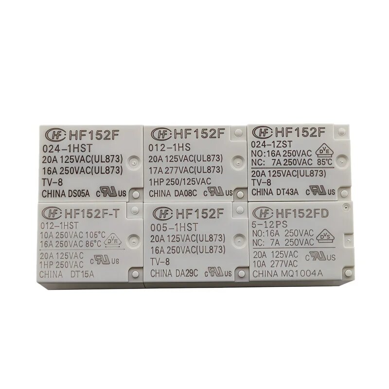 Реле HF152F-T 5 шт, Размер 012