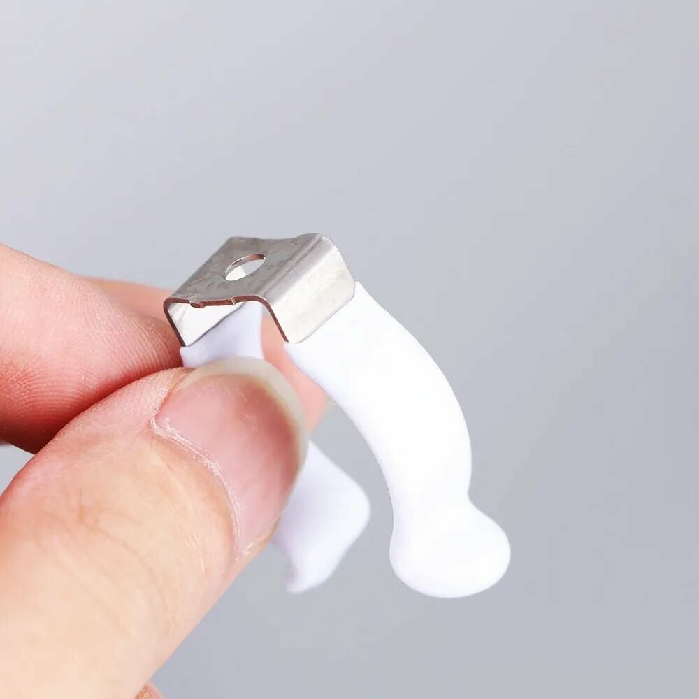 Белые держатели для ламп, размер 1, поставляются комплектом из 24 штук