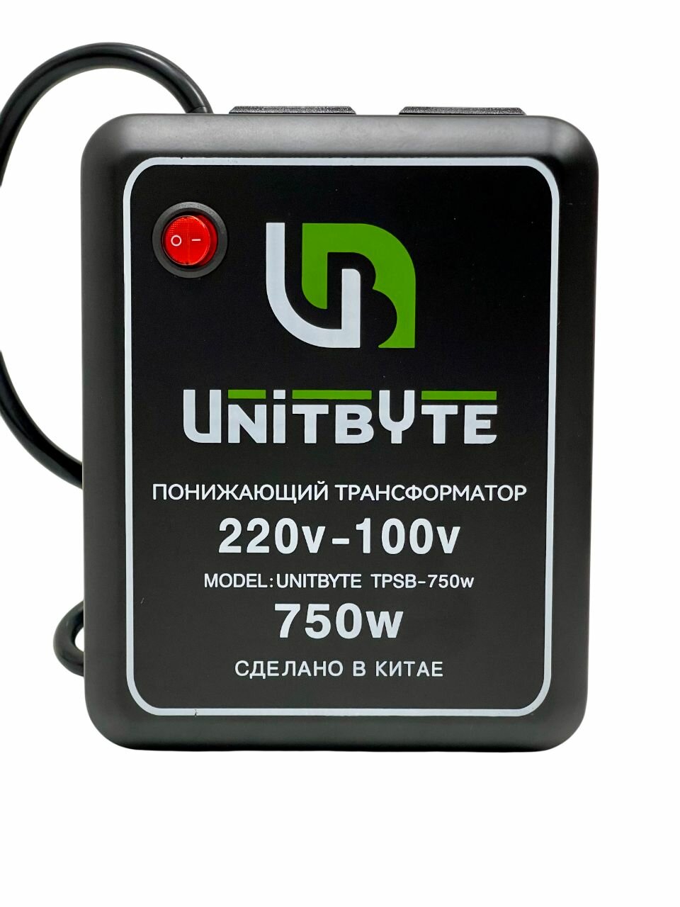 Понижающий трансформатор 220v-100v/750w/TM — фото 1