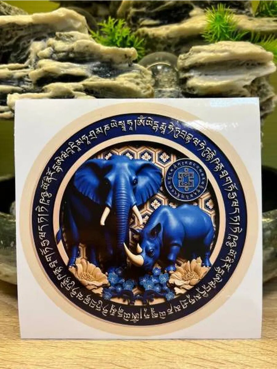 Наклейка-амулет "Защита от неблагоприятной звезды 7"