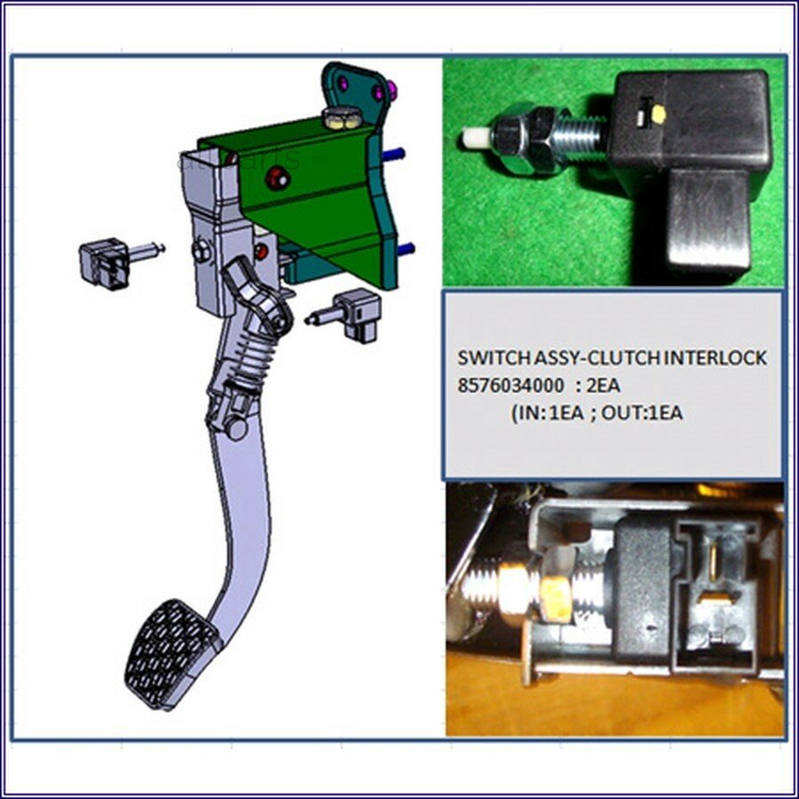 SSANG YONG 8576034000 выключатель концевой педаль сцепления [ORG]