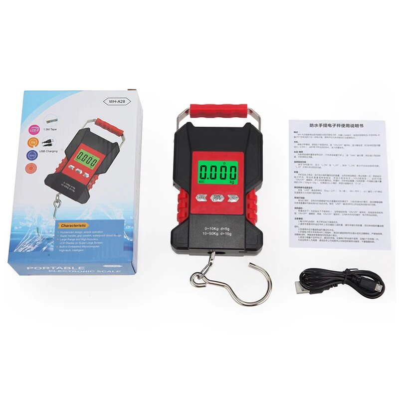 Цифровые подвесные весы TELEHILL 50 кг