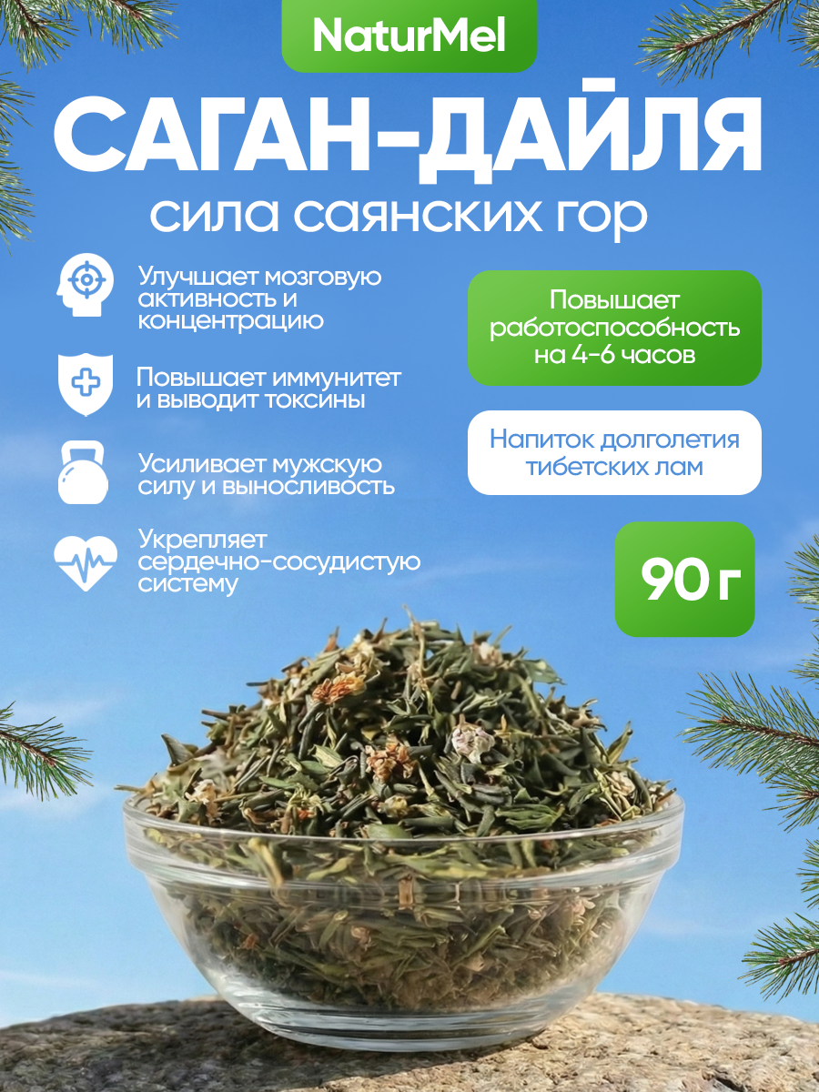 100% Саган-дайля. Концентрат природной энергии и ясности ума (90 грамм)