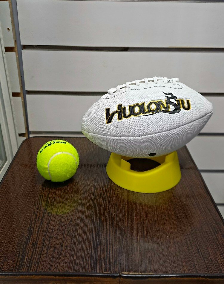 Регби Детский мяч для пляжа и бассейна регбийный размер 1 белый