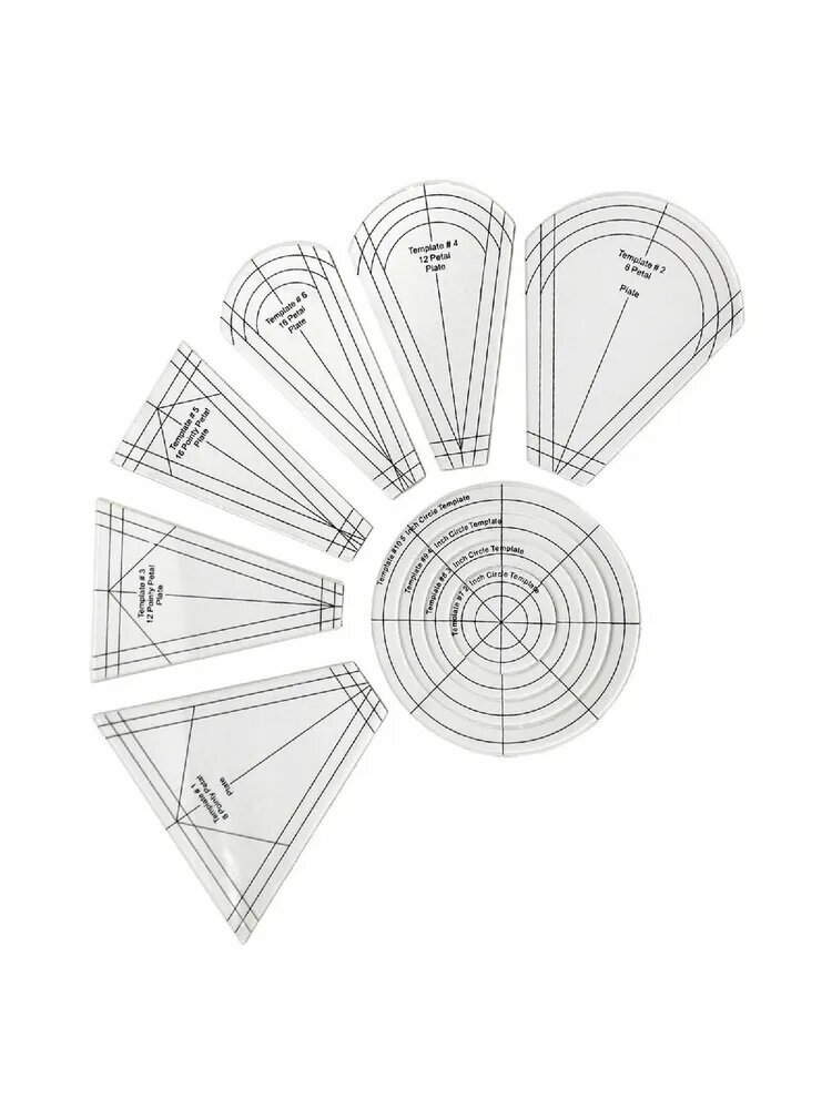 Лекало портновское для шитья и кроя набор, Швейные Линейки