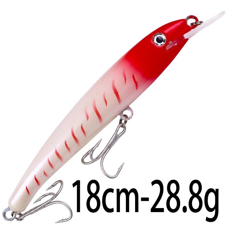 1 шт, 28 г, 43 г, 62 г, металлический воблер для глубокого дайвинга, погремушка, большая жесткая приманка для гольяна, окунь, щука, троллинговая рыболовная приманка, снасти