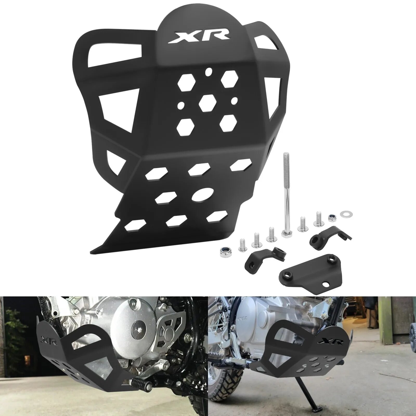 Защита двигателя черная для Honda XR125L/XR150L 2023-2025