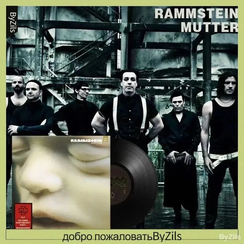 Виниловая пластинка Rammstein - Mutter (2LP, 180-Gram Heavyweight Vinyl, Remastered) Музыкальный диск — фото 1