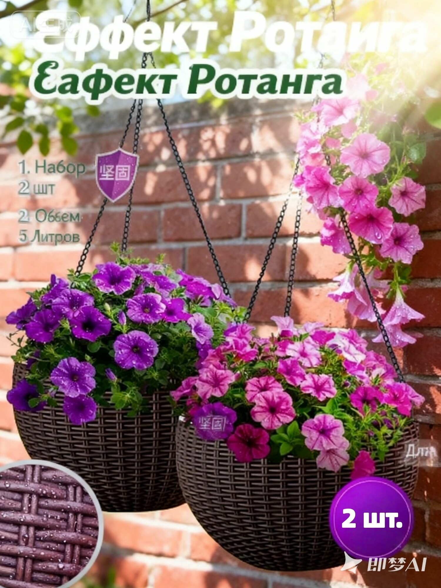 Кашпо подвесное