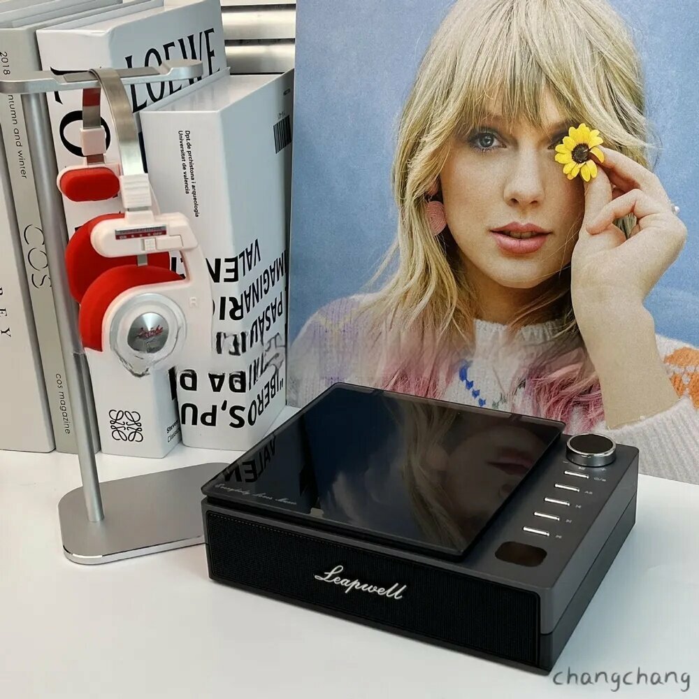 Портативный CD проигрыватель плеер с пультом управления Радио, CD, USB, MP3, Bluetooth, SD карта, AUX