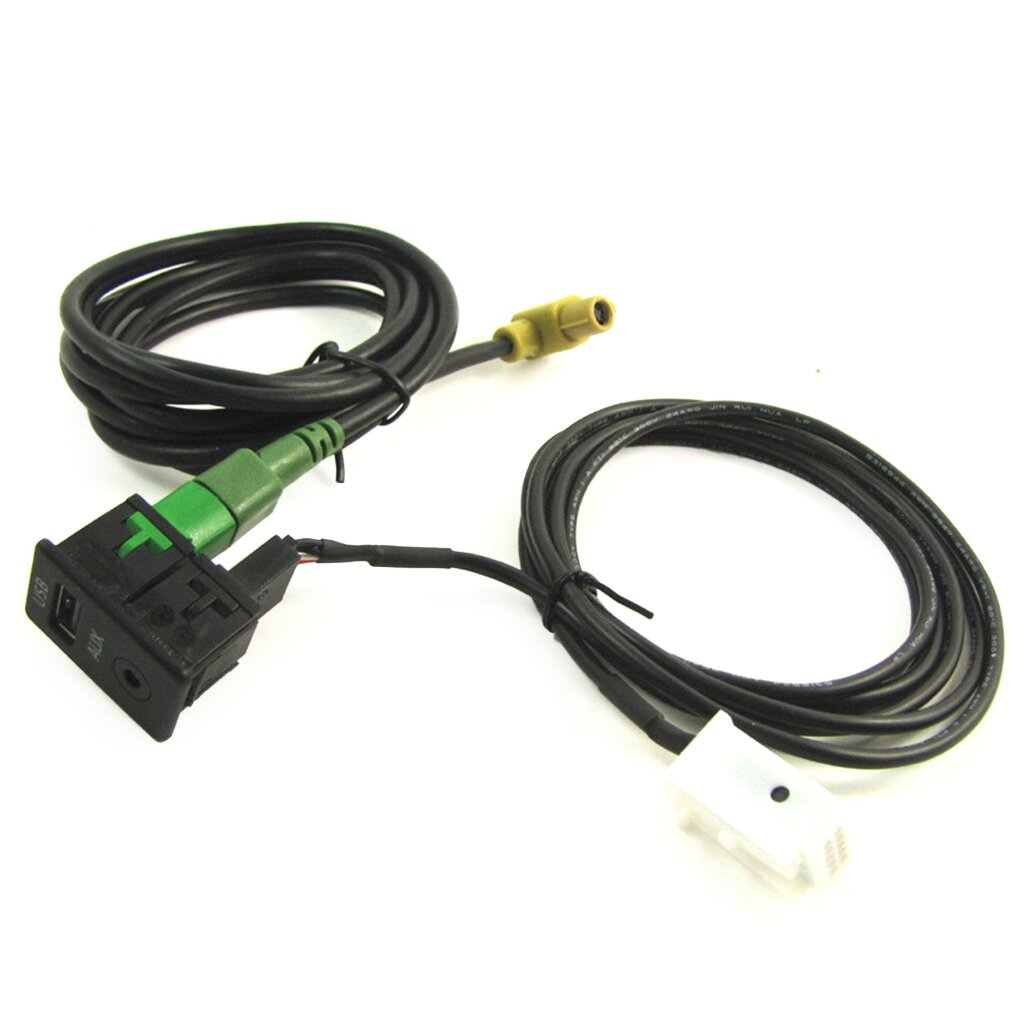 USB AUX Переключатели Штекер с Кабелем для B6 B7 RCD510 RCD310 Замена AUX USB Переключателей Порт Розетка и Кабель Автозапчасти