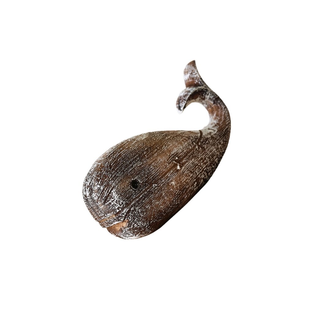 Статуя Кита Ручная Резьба Статуэтки Кита Декоративные Скульптуры для центральных элементов