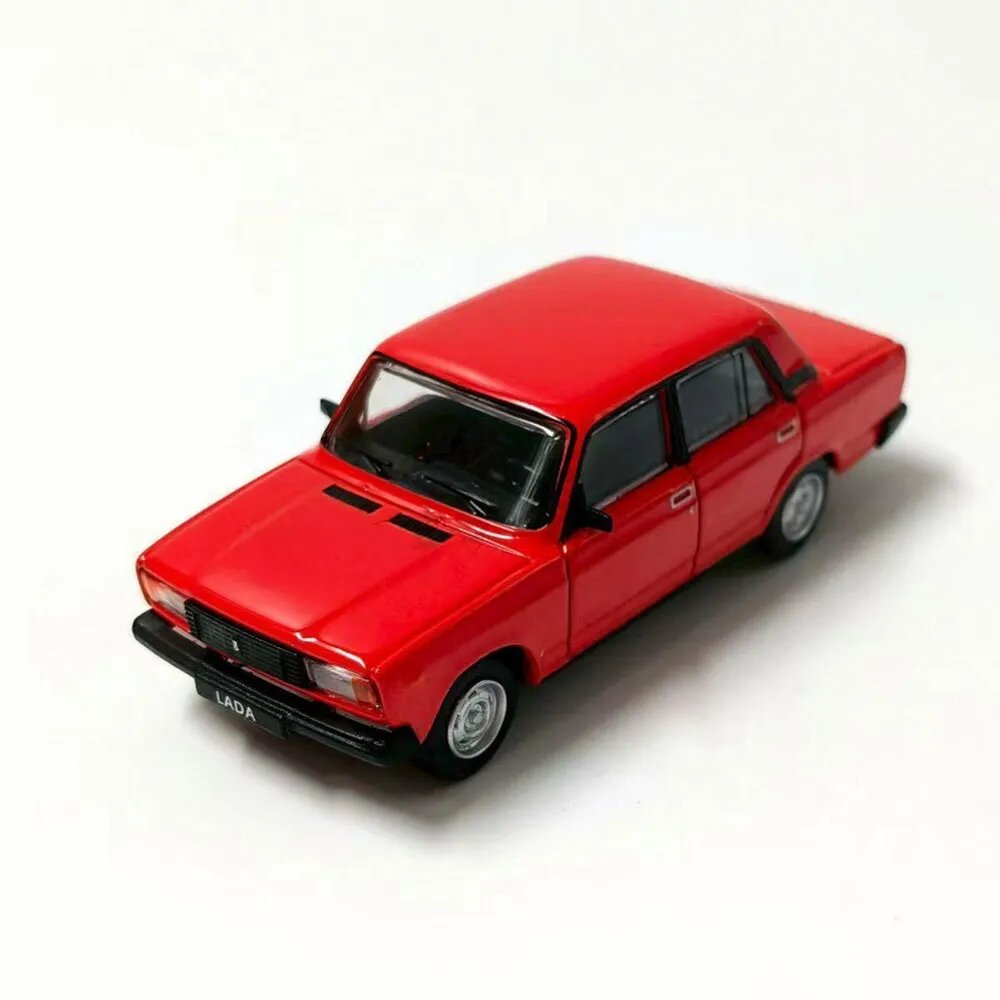 Машинка Perka LADA 2105 Red21 1:64 Копия советского автомобиля для коллекции