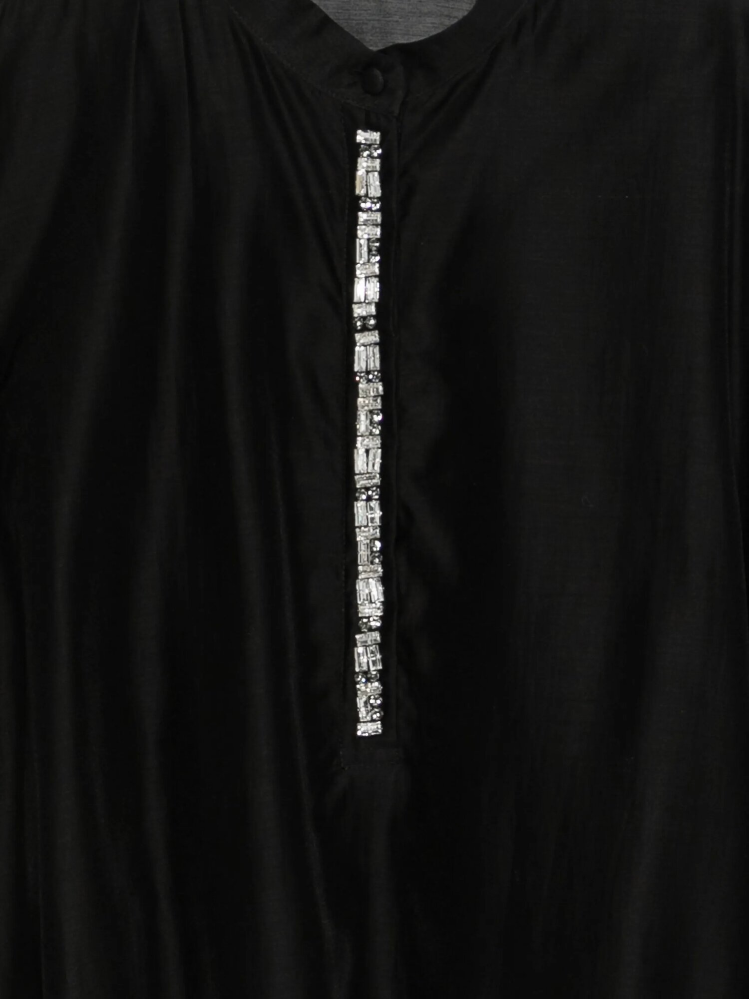 Блуза LIU JO Embellished blouse, размер 42, черный — фото 1