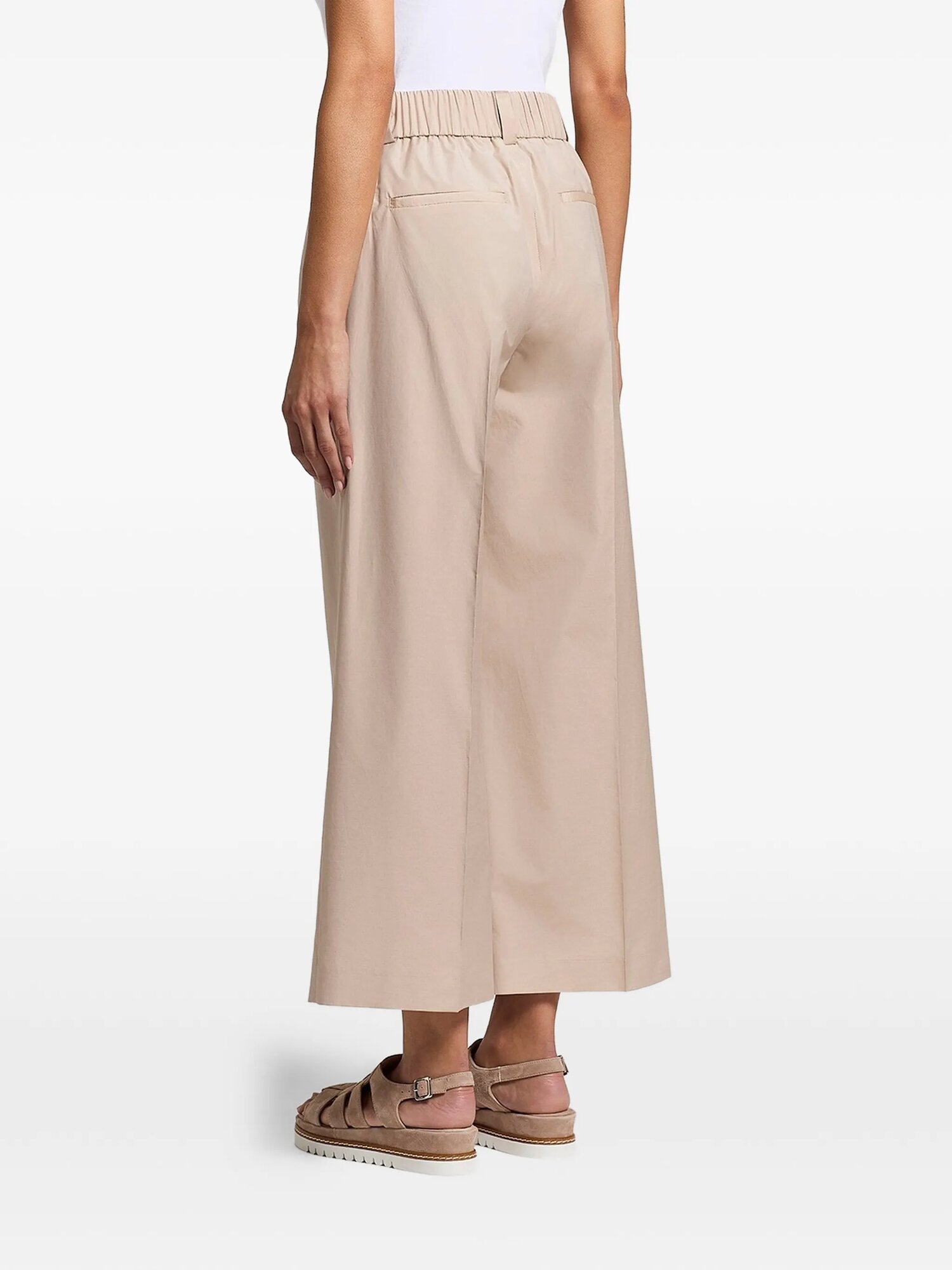 Брюки PESERICO Pleated wide-leg trousers, размер 46, разноцветный — фото 1