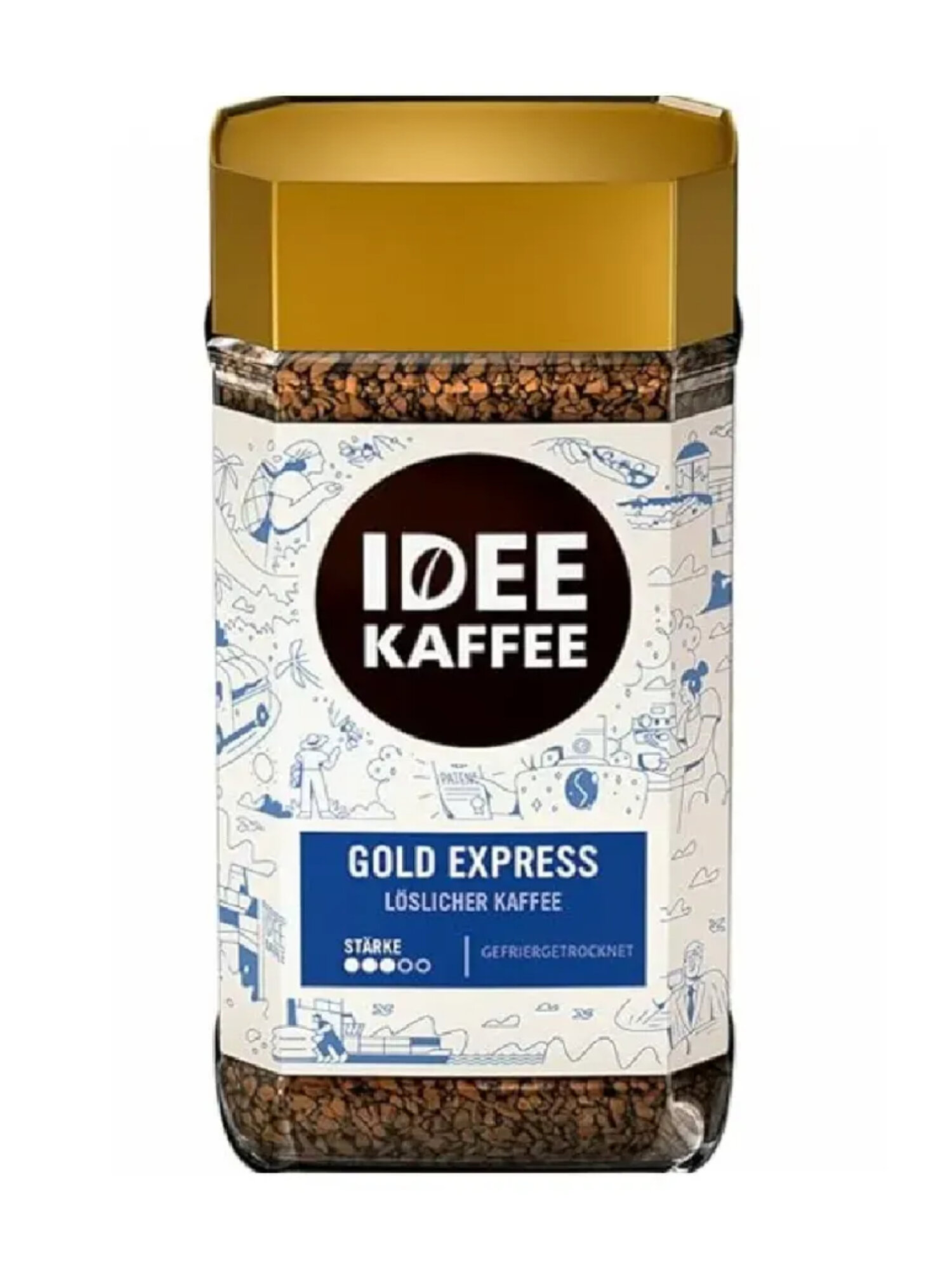 Кофе растворимый IDEE Gold Express 100 г