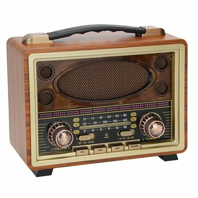 Радиоприемник в ретро стиле Meier 2027 USB, TF, Bluetooth