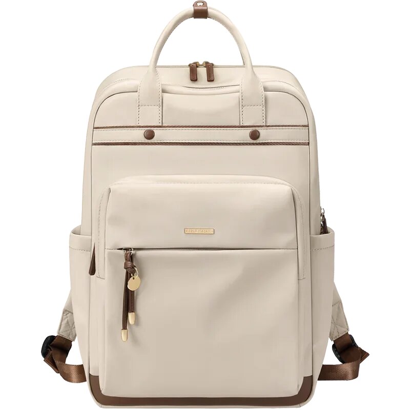 Бежевый рюкзак для ноутбука 15.6" 29x43x13см