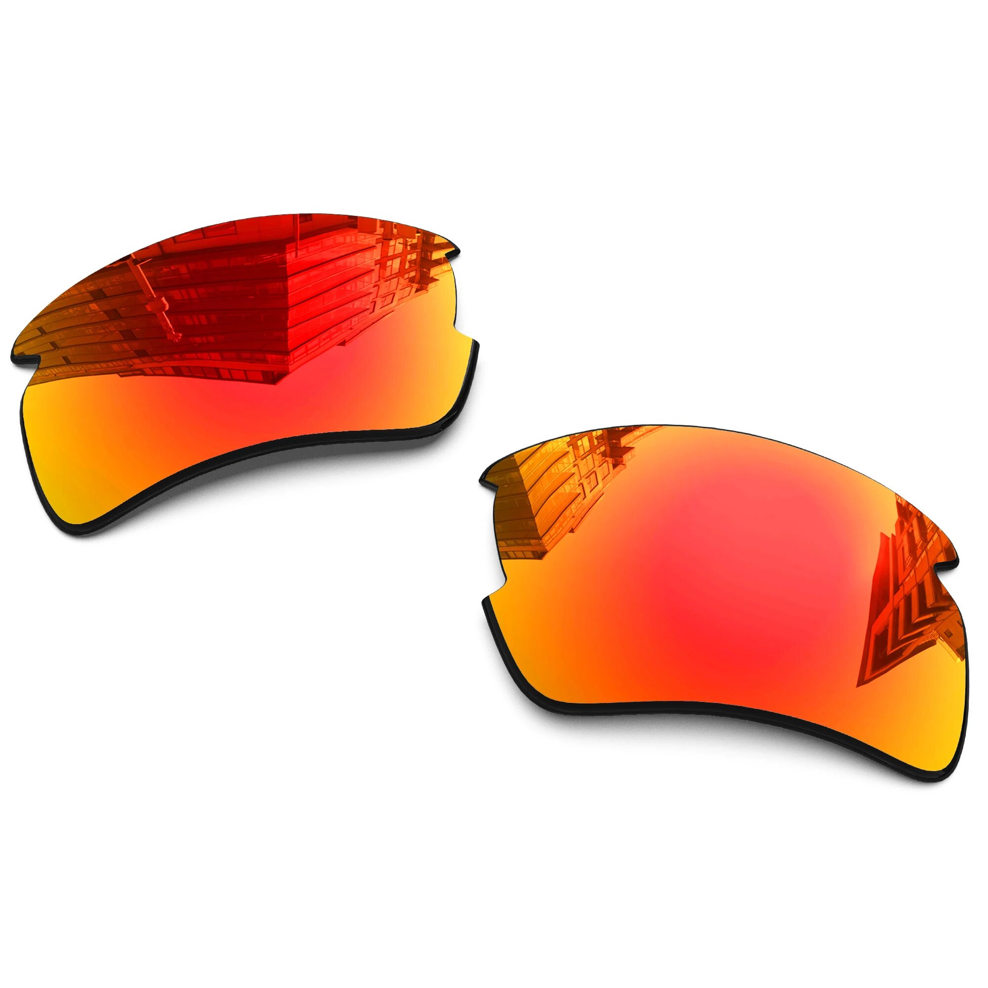 Поляризованные линзы ONDEX Fire Red для Oakley Flak 2.0 XL