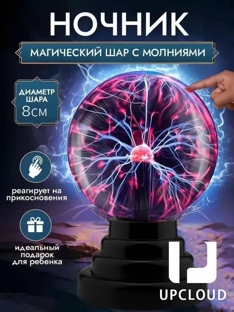Магический шар тесла/плазменный шар-8 см в диаметре