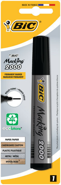 Перманентный маркер BIC классический черный уп. 1 шт.