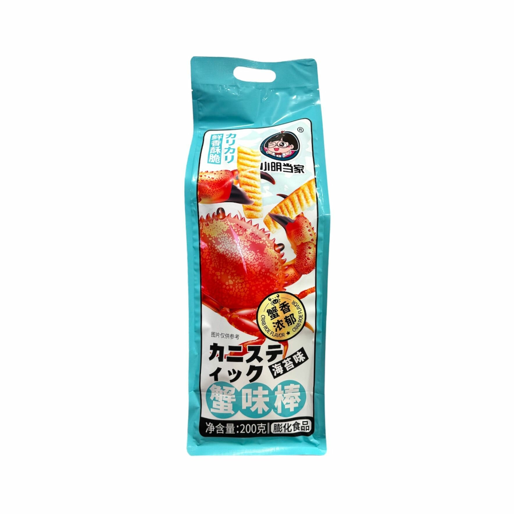 Чипсы китайские со вкусом краба и морской капусты 200 гр