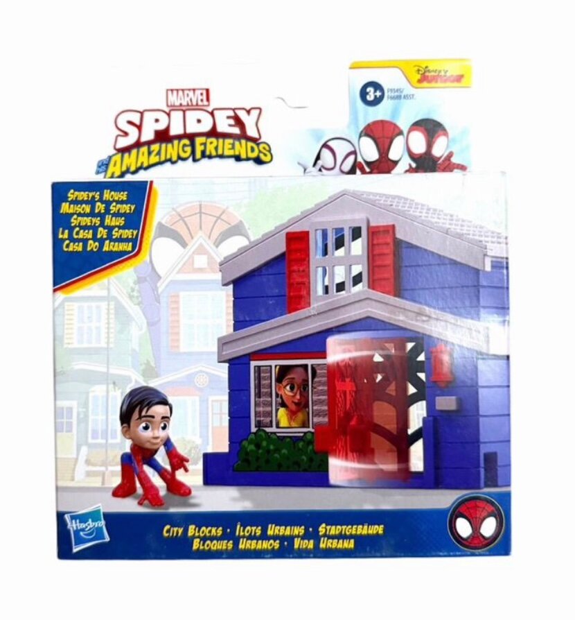 Hasbro Marvel Spidey and his amazing friends City Blocks Spidey’s Набор Домик Паучка Спайди