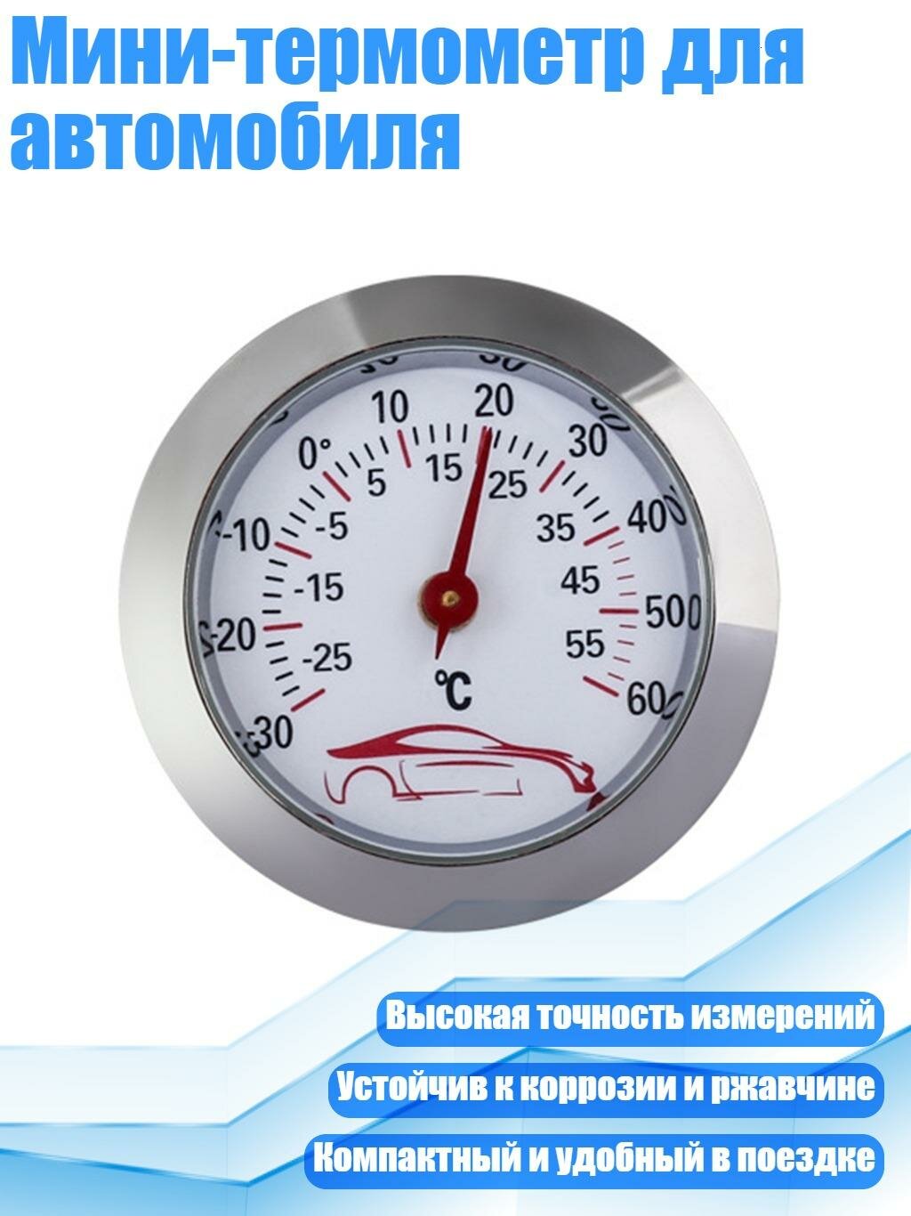 Мини-термометр для автомобиля