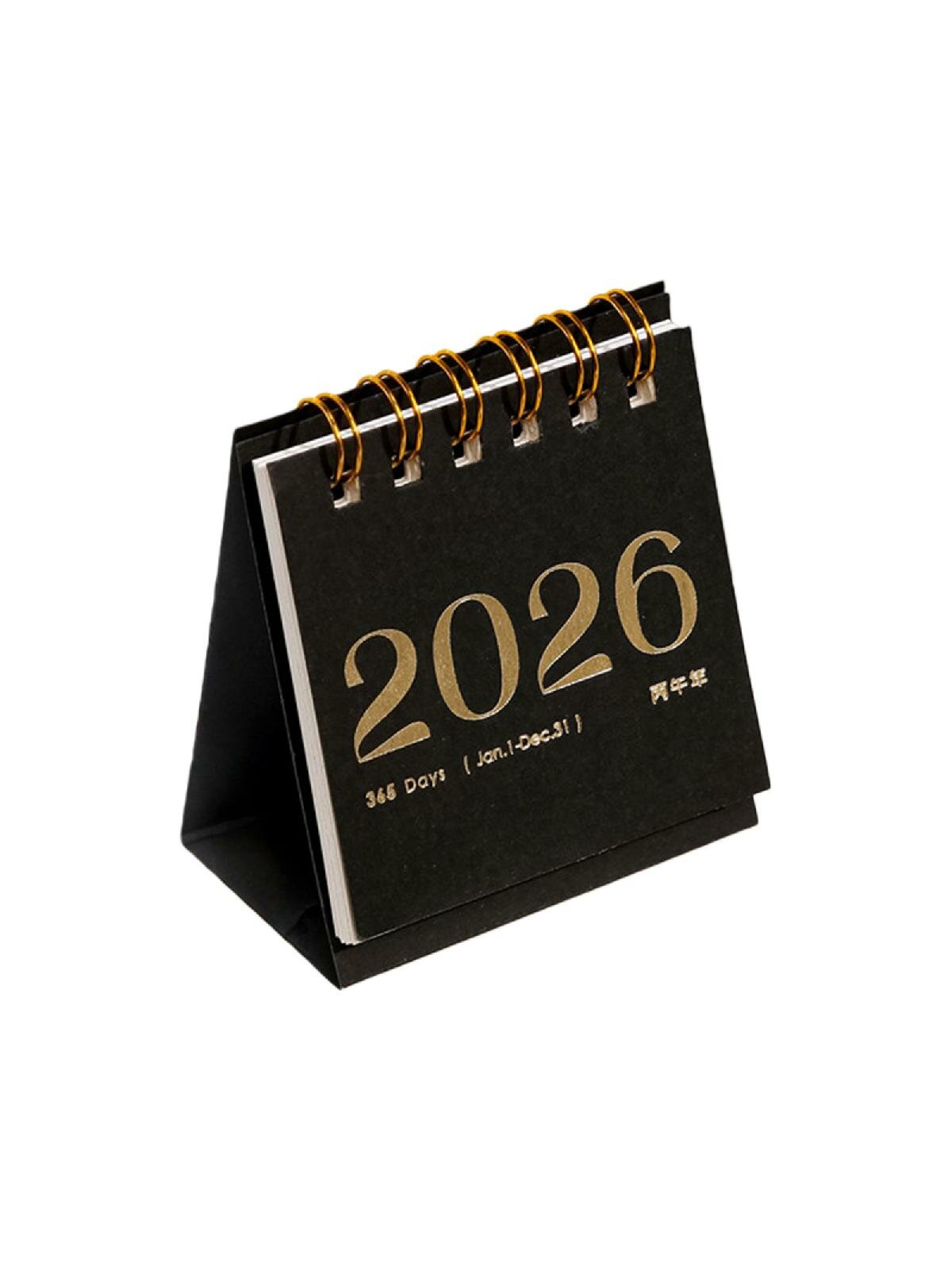 2026 Простые Настольные украшения Календарь-органайзер Креативный Планировщик декоров рабочего стола