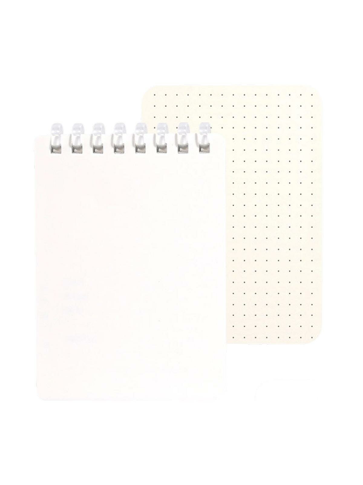 Блокнот в мягком переплете на катушке, 128 страниц, карманный блокнот для заметок, 3x4,5 дюйма