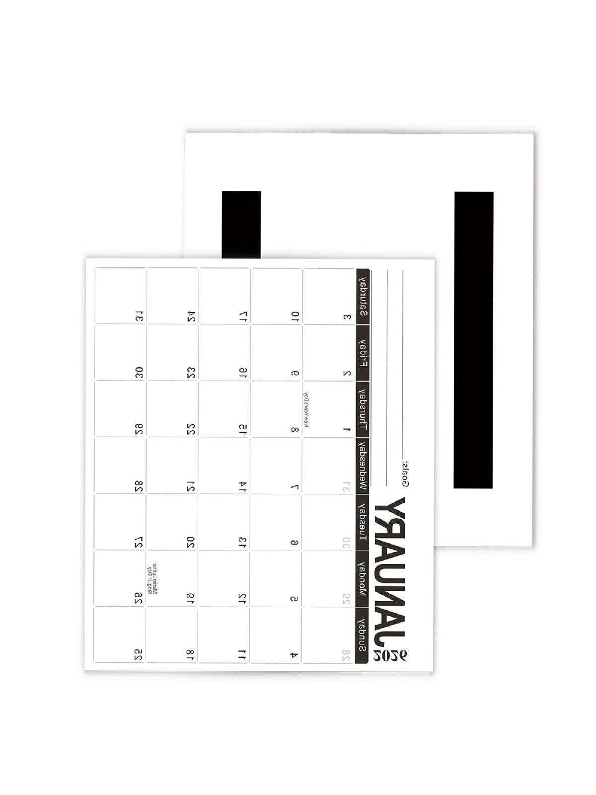 2026 Простая Установка Ежедневник Для Домашнего Офиса Календарь Магнитный Настенный Планировщик