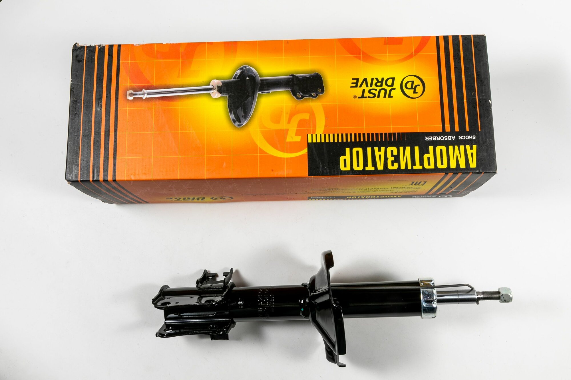 JUST DRIVE Амортизатор газомасляный передний левый для SUBARU Justy III (G3X) AWD 03-, J Series 03-, SUZUKI Ignis II (MH) 4x4 03-, Ignis 03- ;